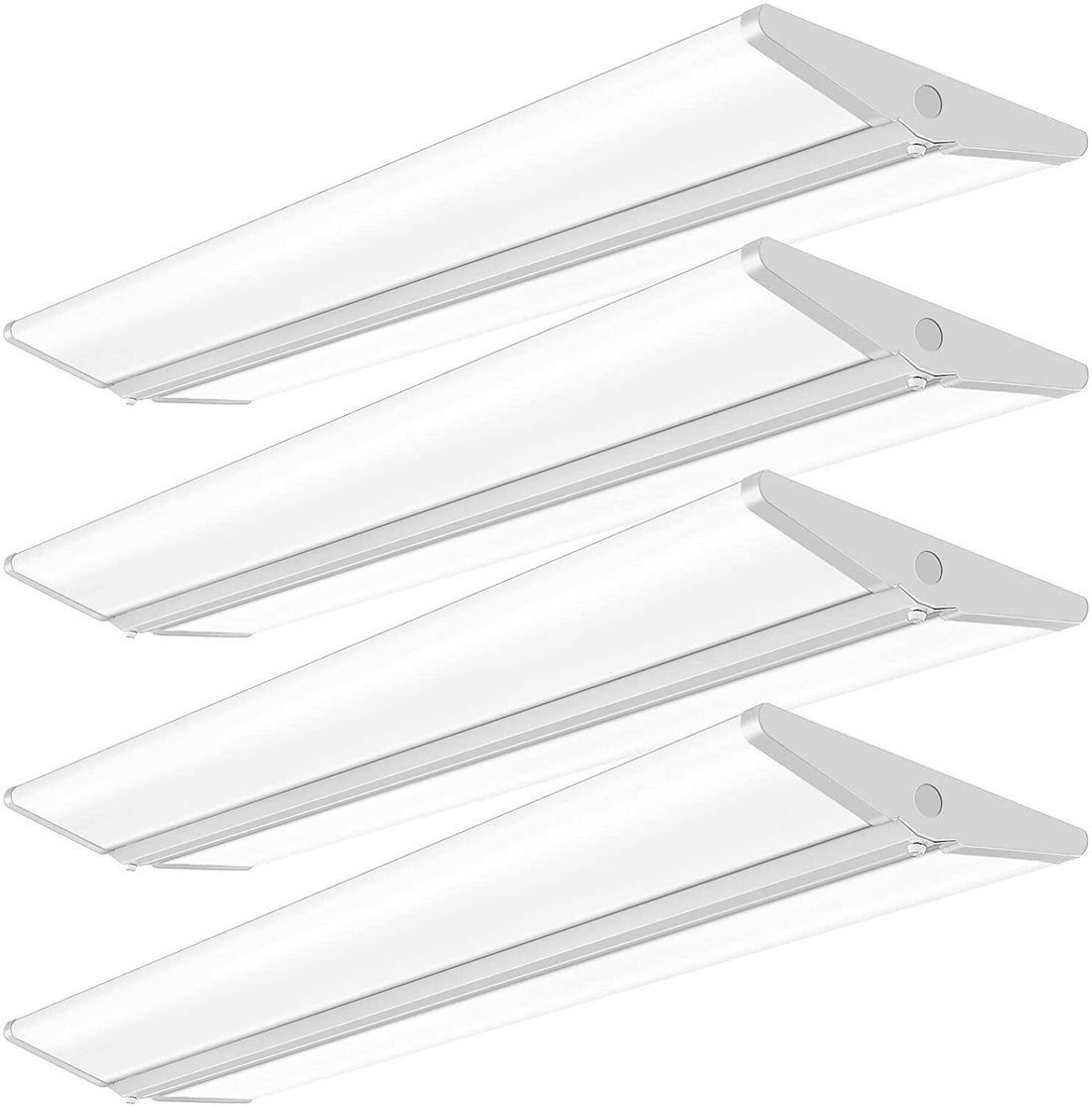 4FT LED Wraparound Light Ultra Slim Office Ceiling Lighting Fixtures ...